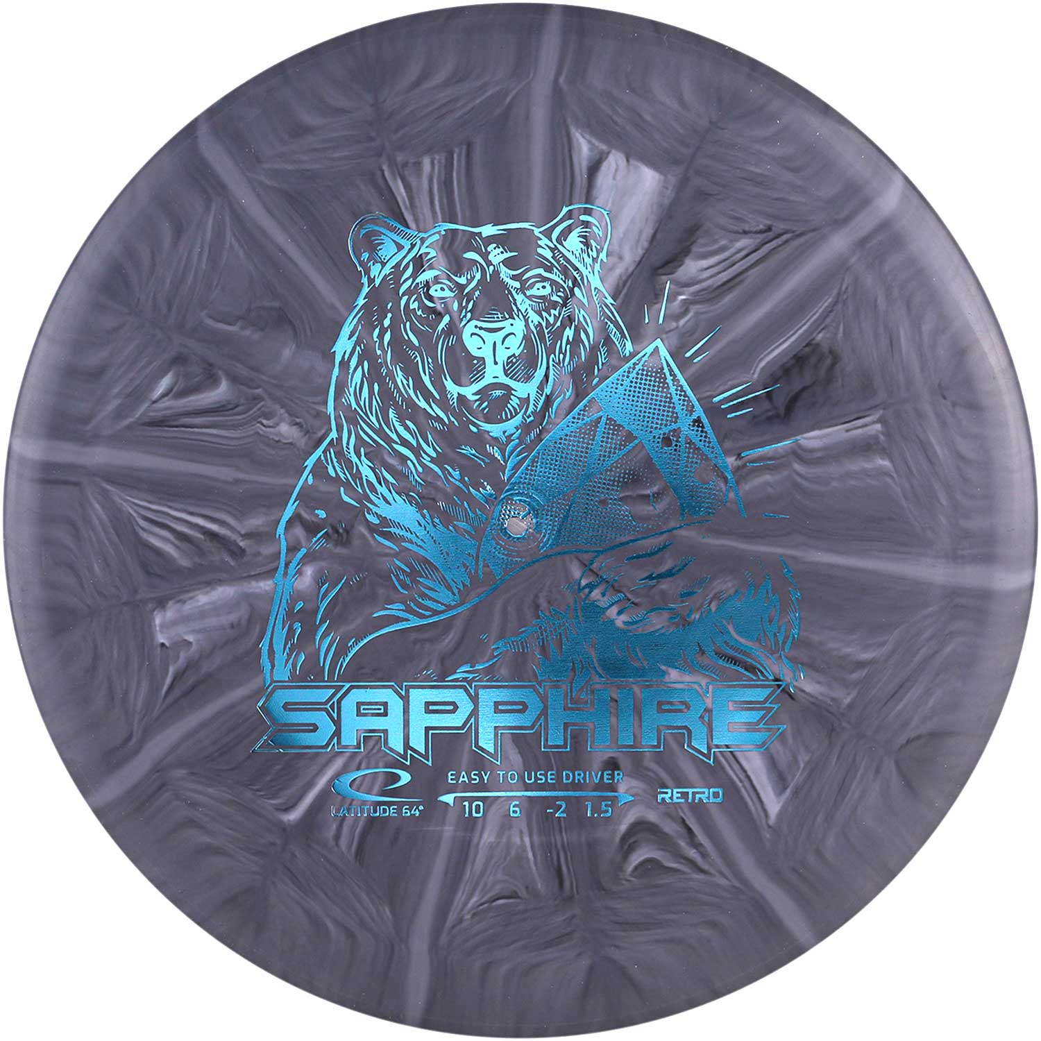 Latitude 64 Sapphire Retro Burst - Discace of Sweden